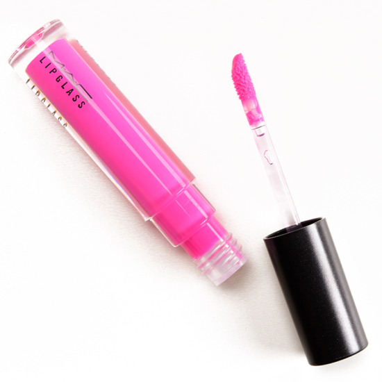 MAC Candy Yum Yum Sized to Go Lipglass Review & Swatches