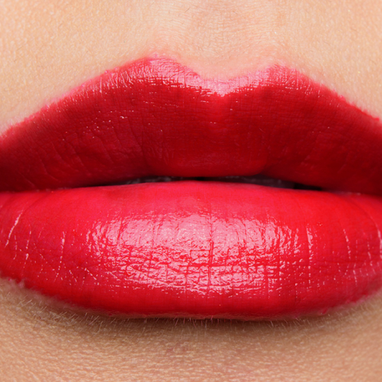 Maybelline On Fire Red ColorSensational Vivids Lip Color Review & Swatches