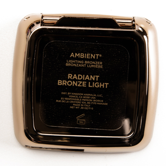 Hourglass Radiant Bronze Light Ambient Lighting Bronzer Review & Swatches