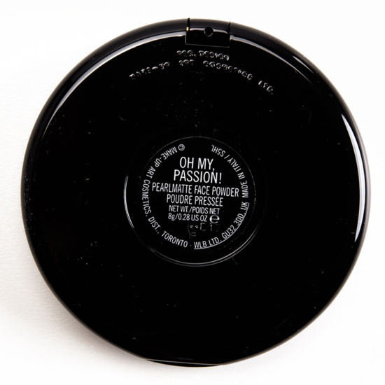 MAC Oh My, Passion! Pearlmatte Face Powder Review & Swatches