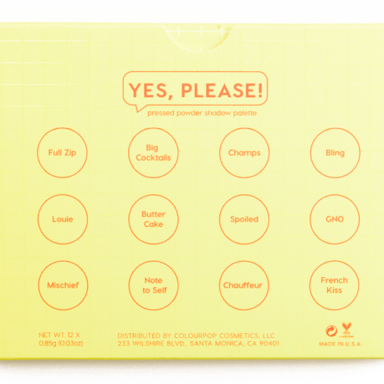 ColourPop Yes, Please! Pressed Powder Shadow Palette Review, Photos ...