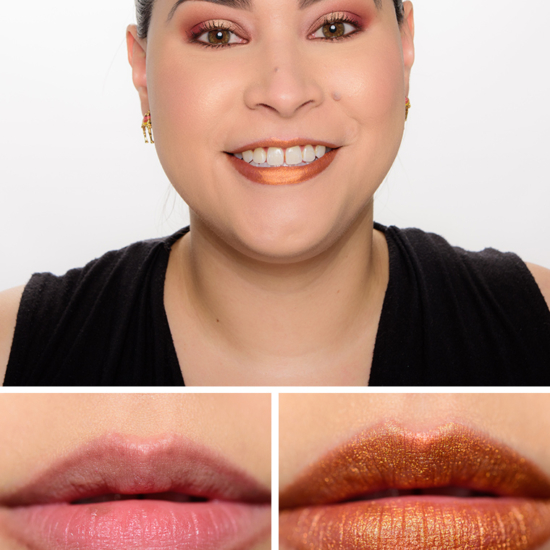 Maybelline Pure Gold Color Sensational Matte Metallics Lipstick Review ...