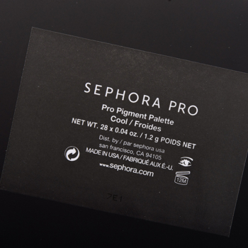 Sneak Peek: Sephora Cool PRO Eyeshadow Palette Photos & Swatches