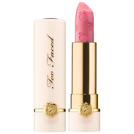 Too Faced Pink With a Wink Peach Kiss Moisture Matte Long Wear Lipstick ...