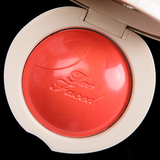 Too Faced Ginger Peach Peach My Cheeks Melting Powder Blush Review ...