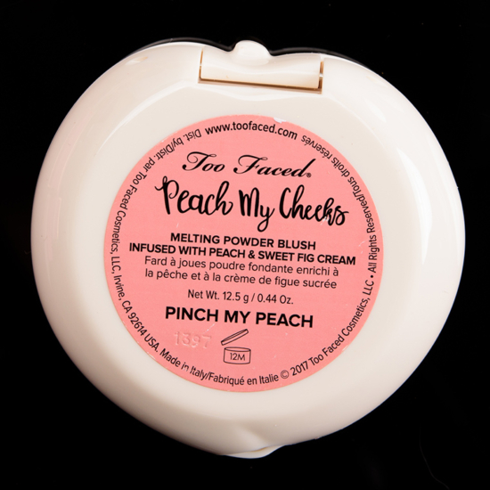 Too Faced Pinch My Peach Peach My Cheeks Melting Powder Blush Review ...