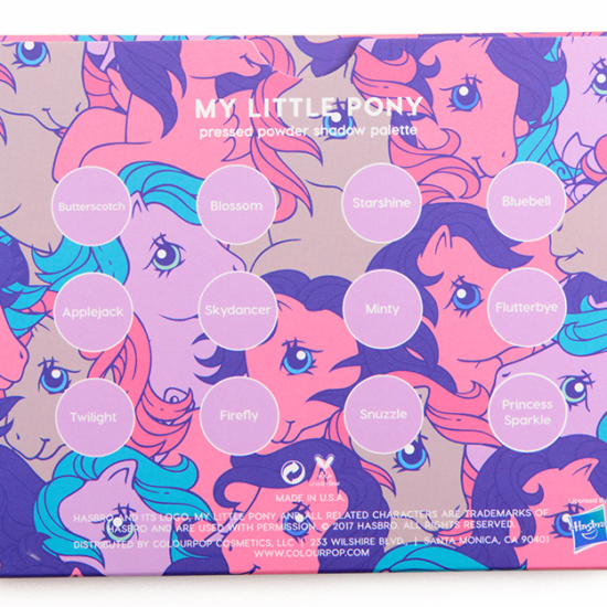 ColourPop My Little Pony Pressed Powder Shadow Palette Review, Photos ...