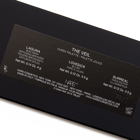 NARS x Man Ray The Veil Face Palette Review, Photos, Swatches