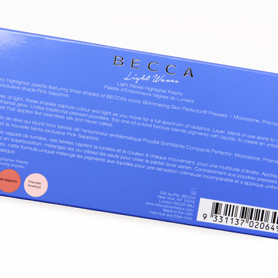 Becca Light Waves Highlighter Palette Review, Photos, Swatches