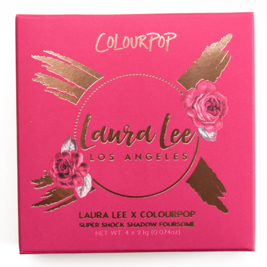 ColourPop NKLA x Laura Lee Super Shock Shadow Quad Review & Swatches