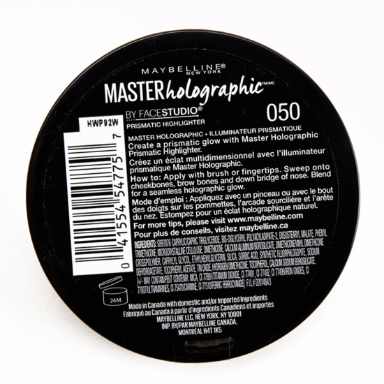 Maybelline Opal (050) Master Holographic Prismatic Highlighter Review ...