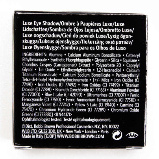 Bobbi Brown Luxe Eye Shadow • Eyeshadow Review & Swatches