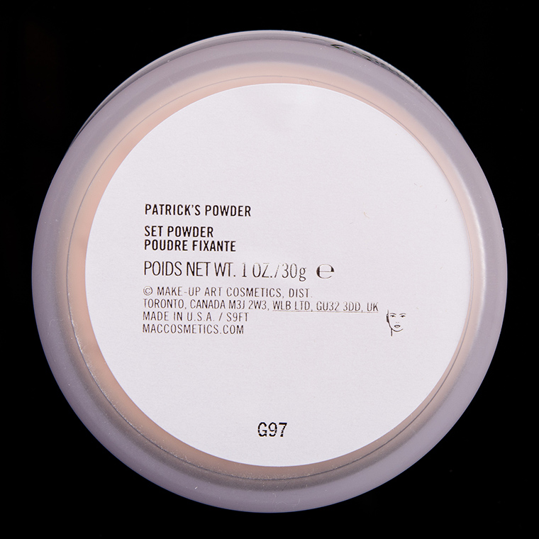 MAC Patrick's Powder Set Powder Review & Swatches