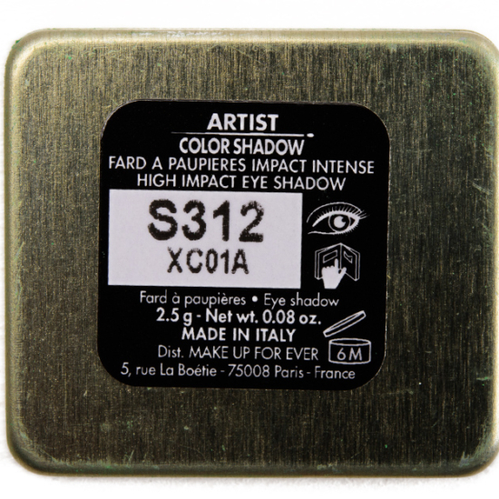 Make Up For Ever S312 Mint Green Artist Color Shadow Review & Swatches