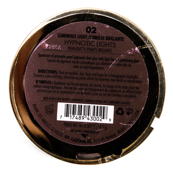 Milani Luminous Light Hypnotic Lights Powder Highlighter Review, Photos ...