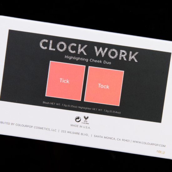 ColourPop Clock Work Pressed Powder Face Duo Review, Photos, Swatches