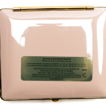 Too Faced Natural Eyes Eyeshadow Palette (2018) Review & Swatches