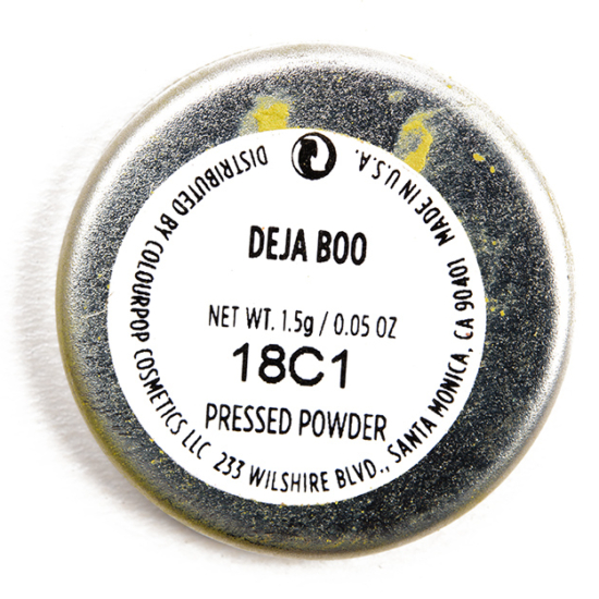 ColourPop Deja Boo Pressed Powder Shadow Review & Swatches