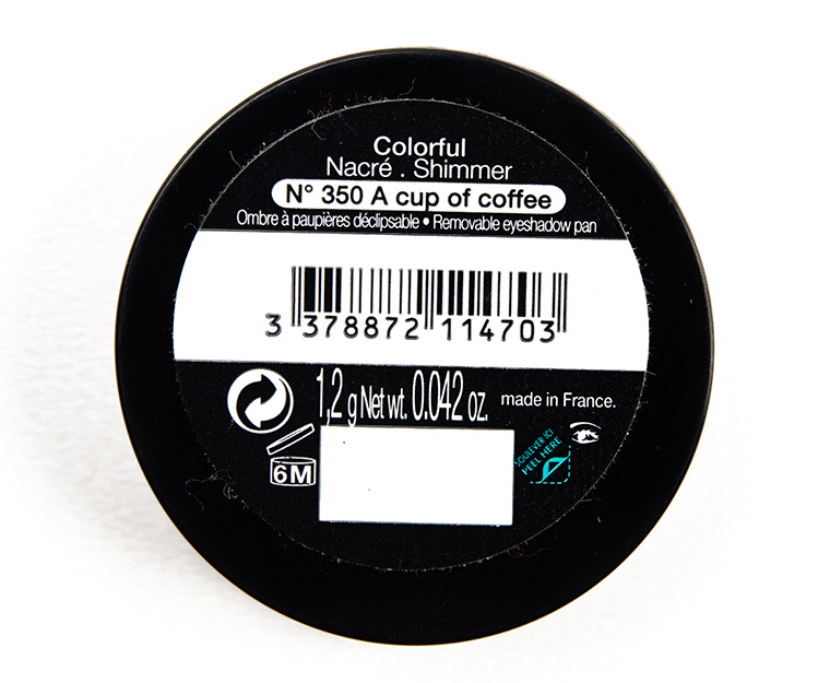 Sephora A Cup of Coffee (350) Colorful Eyeshadow Review & Swatches