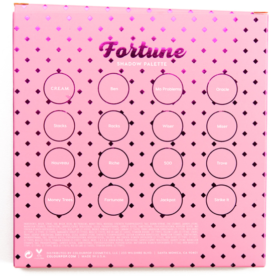 ColourPop Fortune 16-Pan Eyeshadow Palette Review & Swatches