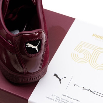 MAC x PUMA Suede 50 Sneakers in Crème d'Nude & Sin Photos
