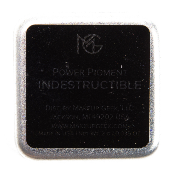 Makeup Geek Indestructible Power Pigment Review & Swatches