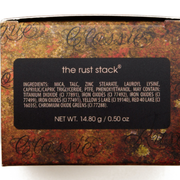Melt Cosmetics Rust Eyeshadow Stack Review, Photos, Swatches