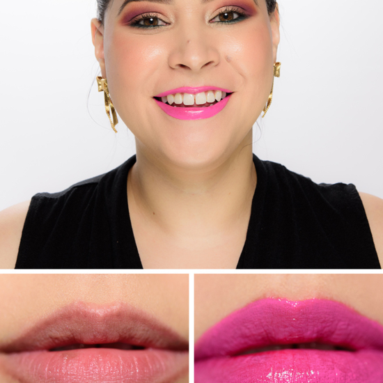 YSL Explicit Pink & Rose Happening Vinyl Cream Lip Stains Reviews ...