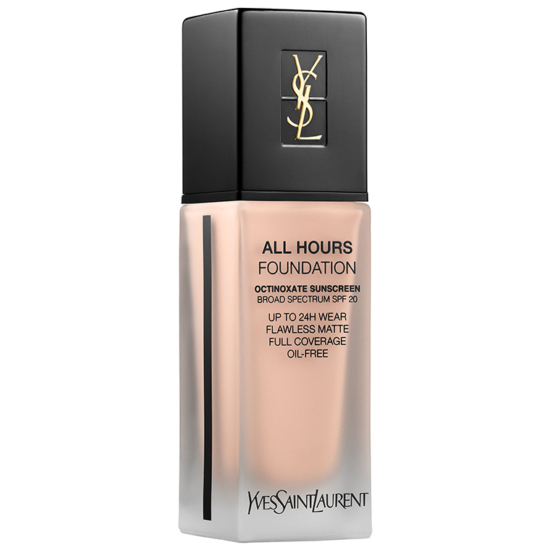 YSL BR20 Cool Ivory All Hours Full Coverage Matte Foundation Review & Swatches