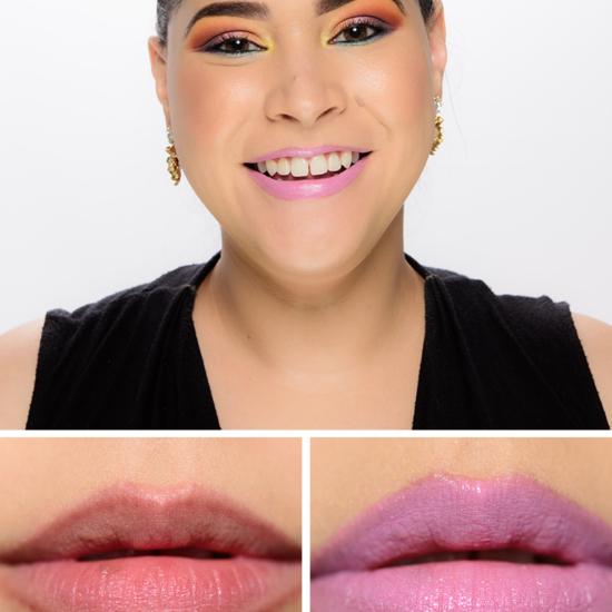 L'Oreal Dewey Petal Colour Riche Shine Lipstick Review & Swatches