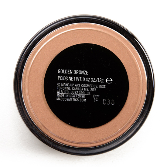 MAC Golden Bronze Iridescent Powder/Loose Review & Swatches