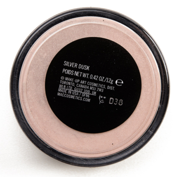 MAC Silver Dusk Iridescent Powder/Loose Review & Swatches