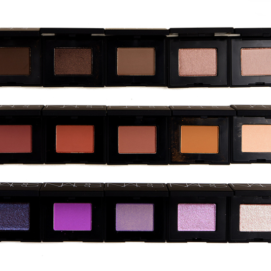 NARS Eyeshadows Swatches (2018)