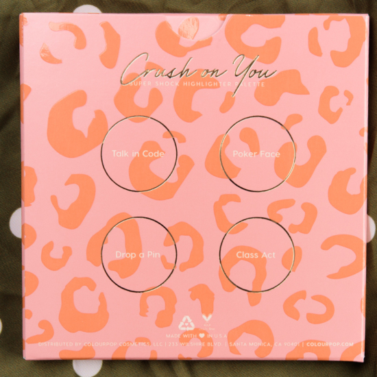 ColourPop Crush on You Super Shock Highlighter Palette Review & Swatches