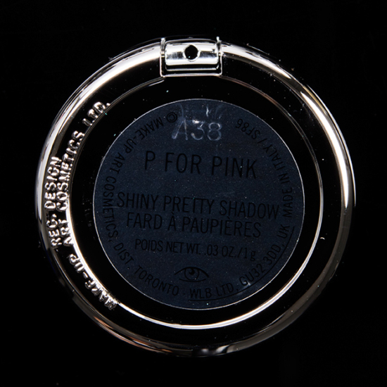 MAC P for Pink Shiny Pretty Shadow Review & Swatches