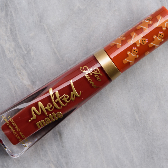 Too Faced Gingerbread Man & Gingerbread Girl Liquid Lipsticks Reviews ...