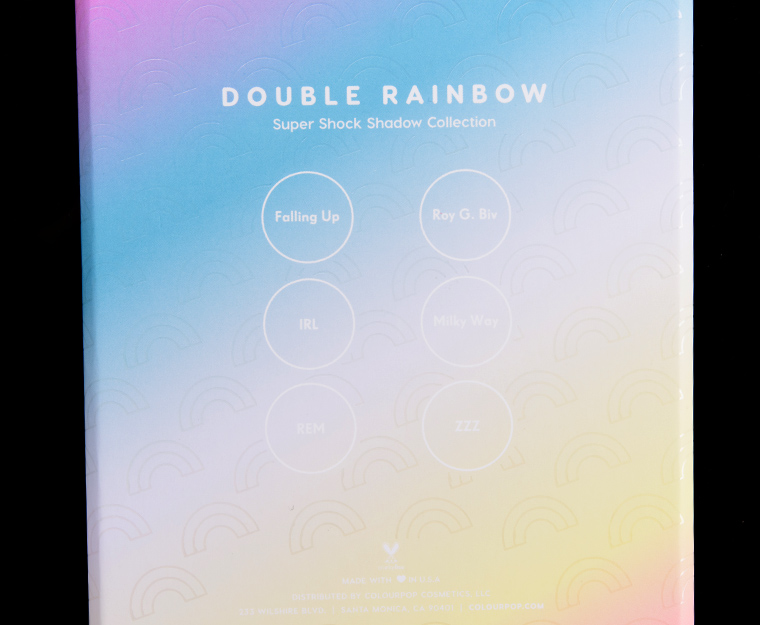ColourPop Double Rainbow Super Shock Shadow Set Review & Swatches