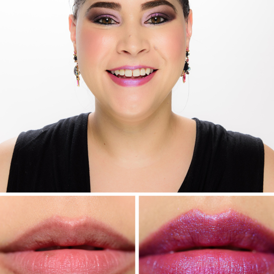 MAC Black Night, Glamour of Punk, Rave Chic Lipsticks Reviews & Swatches