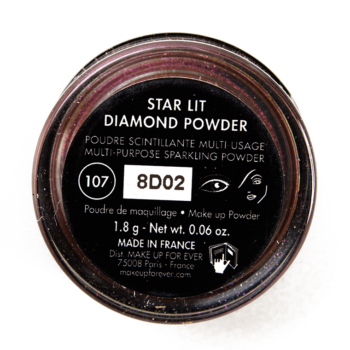 Make Up For Ever 107 Bronze Star Lit Diamond Powders Reviews & Swatches