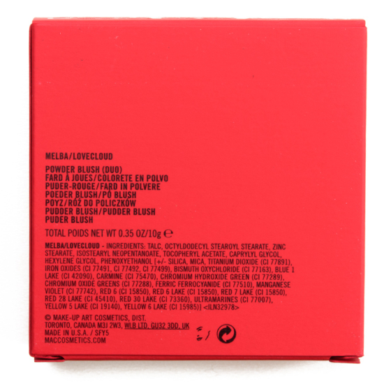 MAC Melba/Lovecloud Powder Blush Duo Review & Swatches