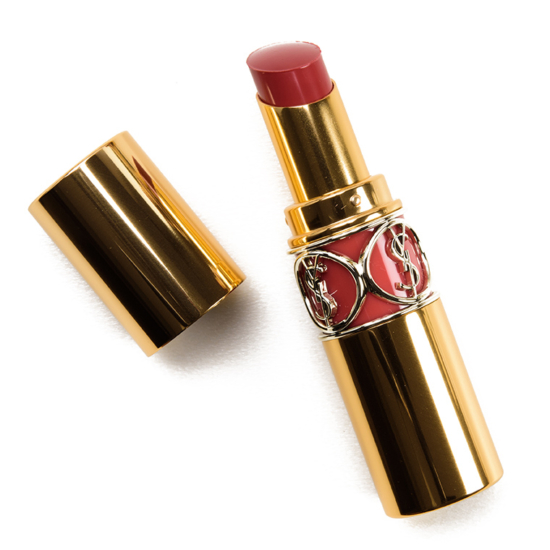 YSL Mauve Cuir (86) Rouge Volupte Shine Oil-in-Stick Review & Swatches
