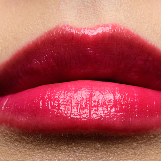 YSL Rouge Tuxedo (45) Rouge Volupte Shine Oil-in-Stick Review & Swatches