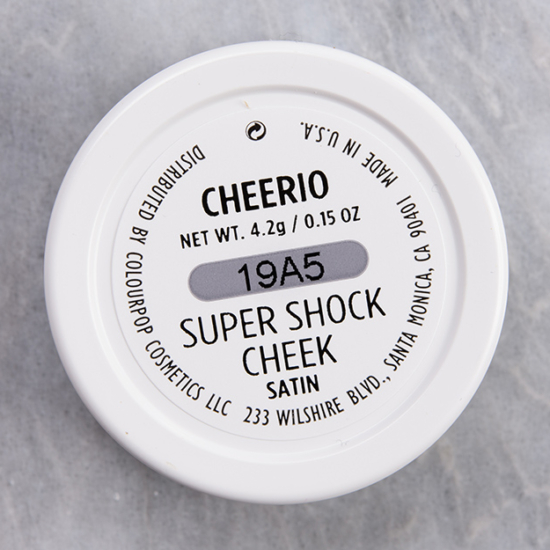 ColourPop Cheerio Super Shock Cheek Review & Swatches
