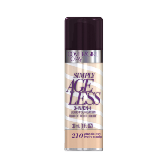 CoverGirl Simply Ageless 3-In-1 Liquid Foundation • Foundation Review ...