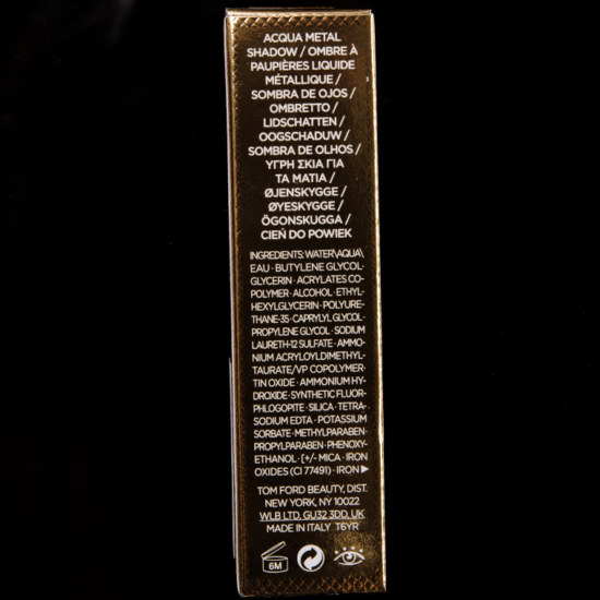 Tom Ford Beauty Venus Rising Acqua Metal Shadow Review & Swatches