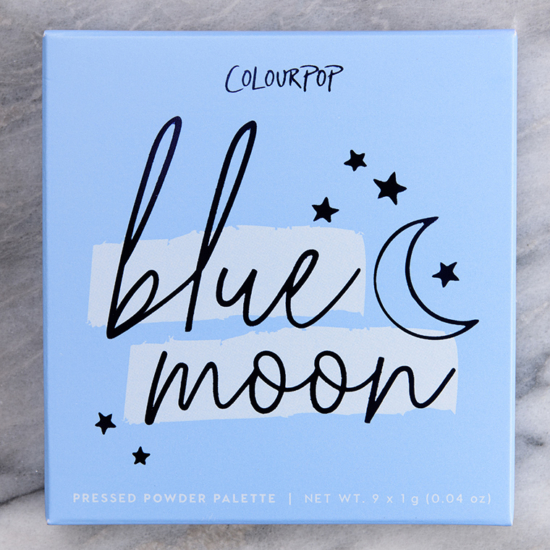 ColourPop Blue Moon 9-Pan Pressed Powder Palette Review & Swatches