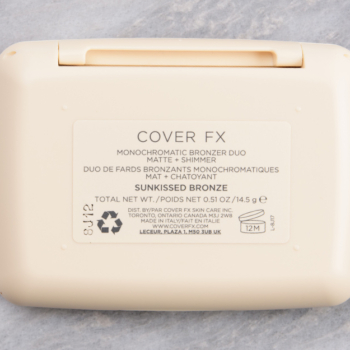 CoverFX Sunkissed Bronze Monochromatic Bronzer Duo Review & Swatches