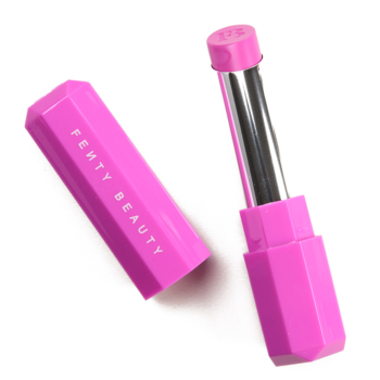 Fenty Beauty Alpha Doll Poutsicle Juicy Satin Lipstick Review & Swatches