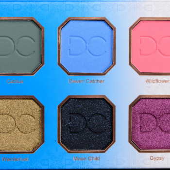 Dominique Cosmetics Rustic Glam Eyeshadow Palette Swatches