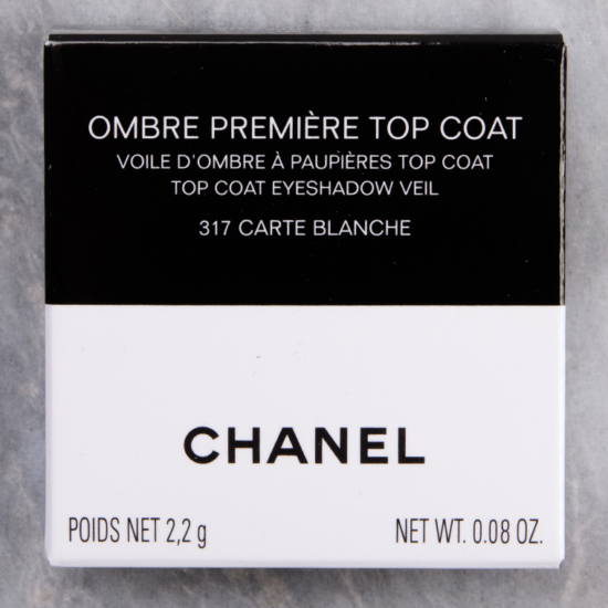 Chanel Carte Blanche (317) Ombre Premiere Top Coat Review & Swatches
